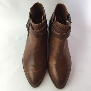 Frye | Shoes | Frye Ray Western Shootie Distressed Booties | Poshmark